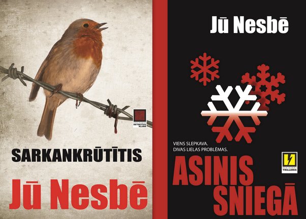Iznākuši divi slavenā norvēģu rakstnieka Jū Nesbē romāni - Valmieras Ziņas