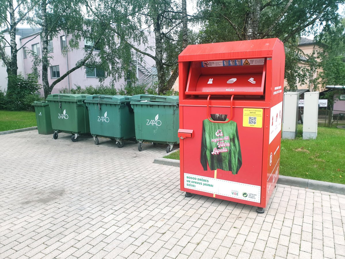 ZAAO kopā ar Latvijas Zaļo punktu nodrošina tekstila šķirošanas ...