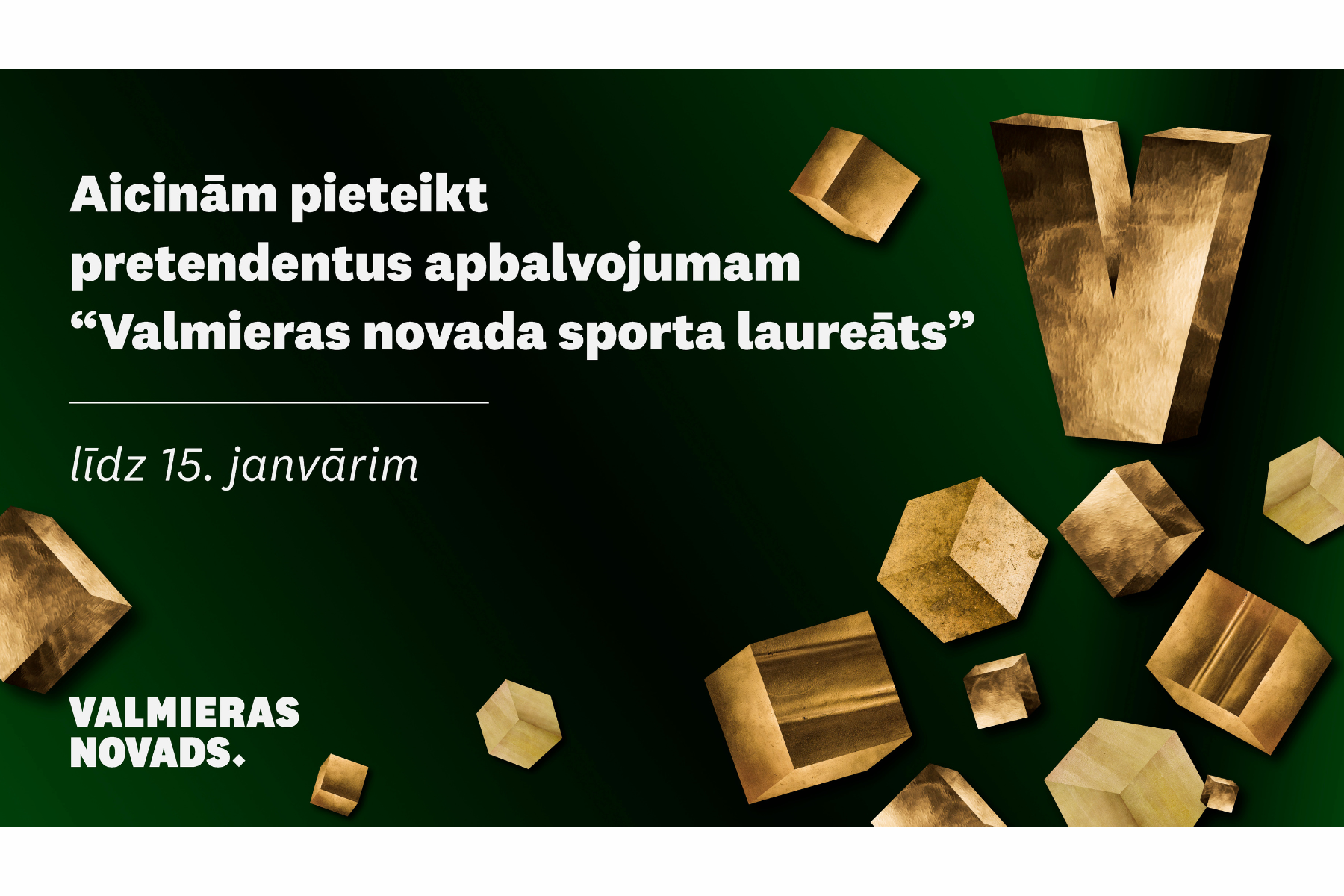 Aicina pieteikt pretendentus apbalvojumam “Valmieras novada sporta ...