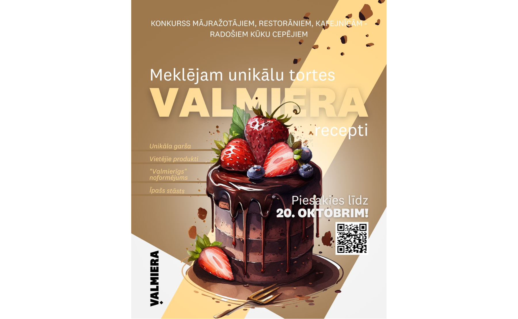 Meklē unikālo Valmieras tortes garšu - Valmieras Ziņas